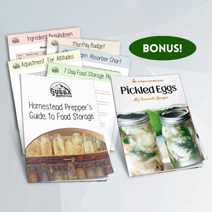 The Homestead Prepper's Guide To Food Storage Course – Gubba Homestead